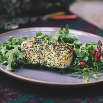 Herb Roasted Black Cod - Tracy Anderson
